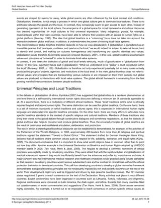 Handbook of global bioethics | PDF