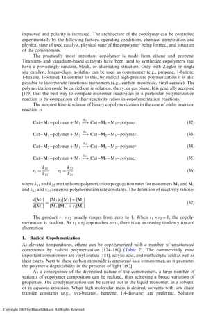 Handbook of polymer synthesis-Second Edition | PDF