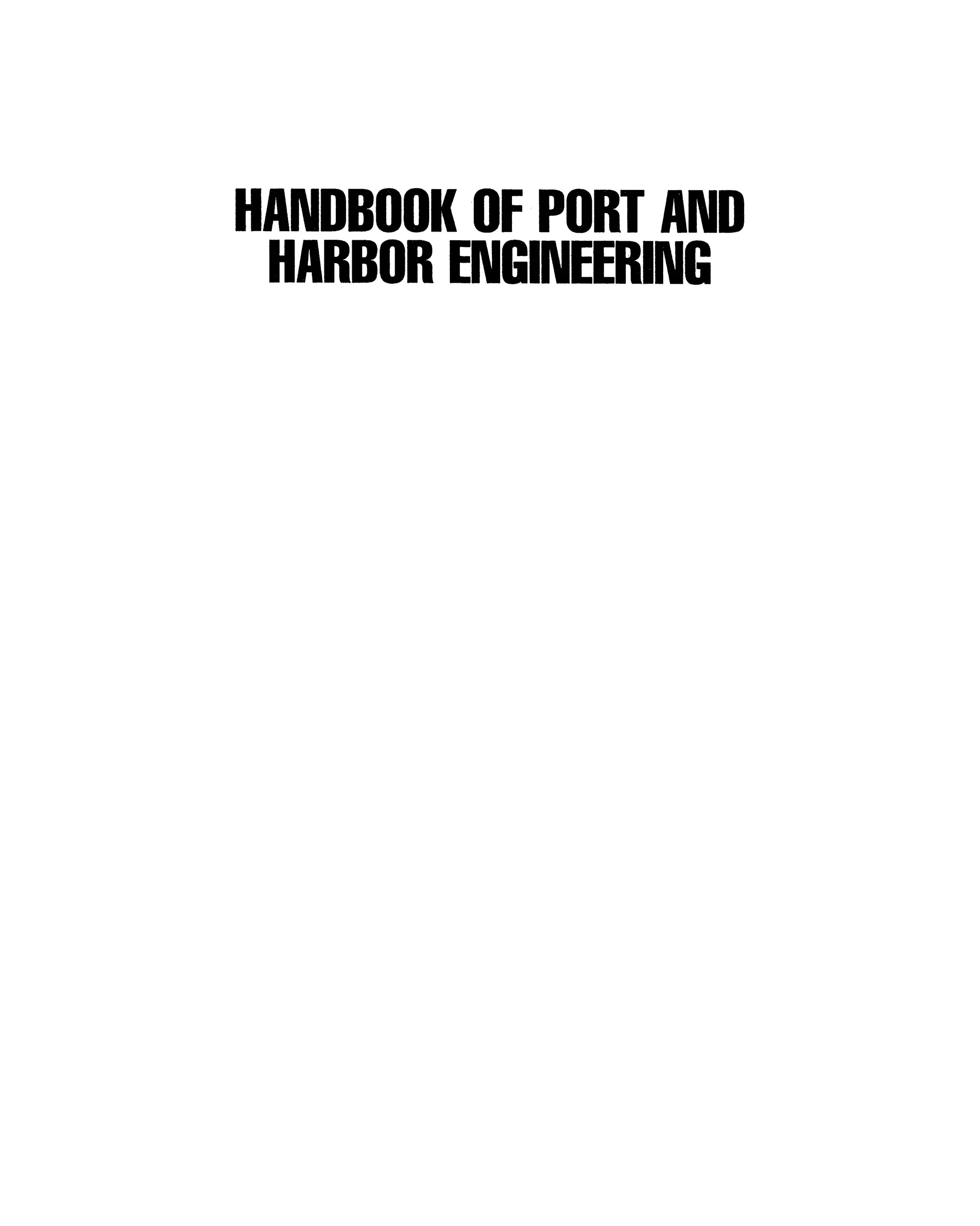 Handbook Of Port And Harbor Enginee.pdf