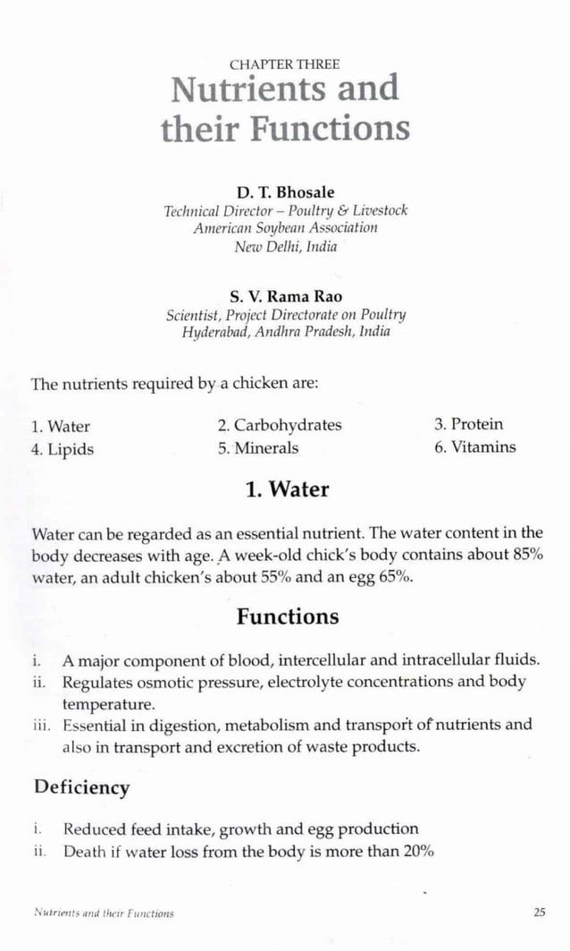 Handbook of poultry nutrition | PDF