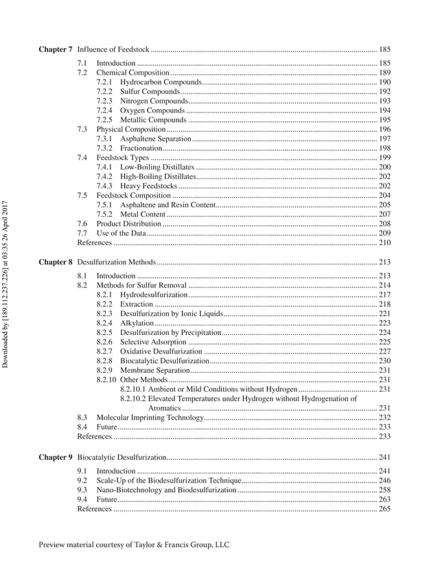 Handbook of refinery desulfurization | PDF