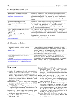 Handbook of survey methodology for the social sciences | PDF