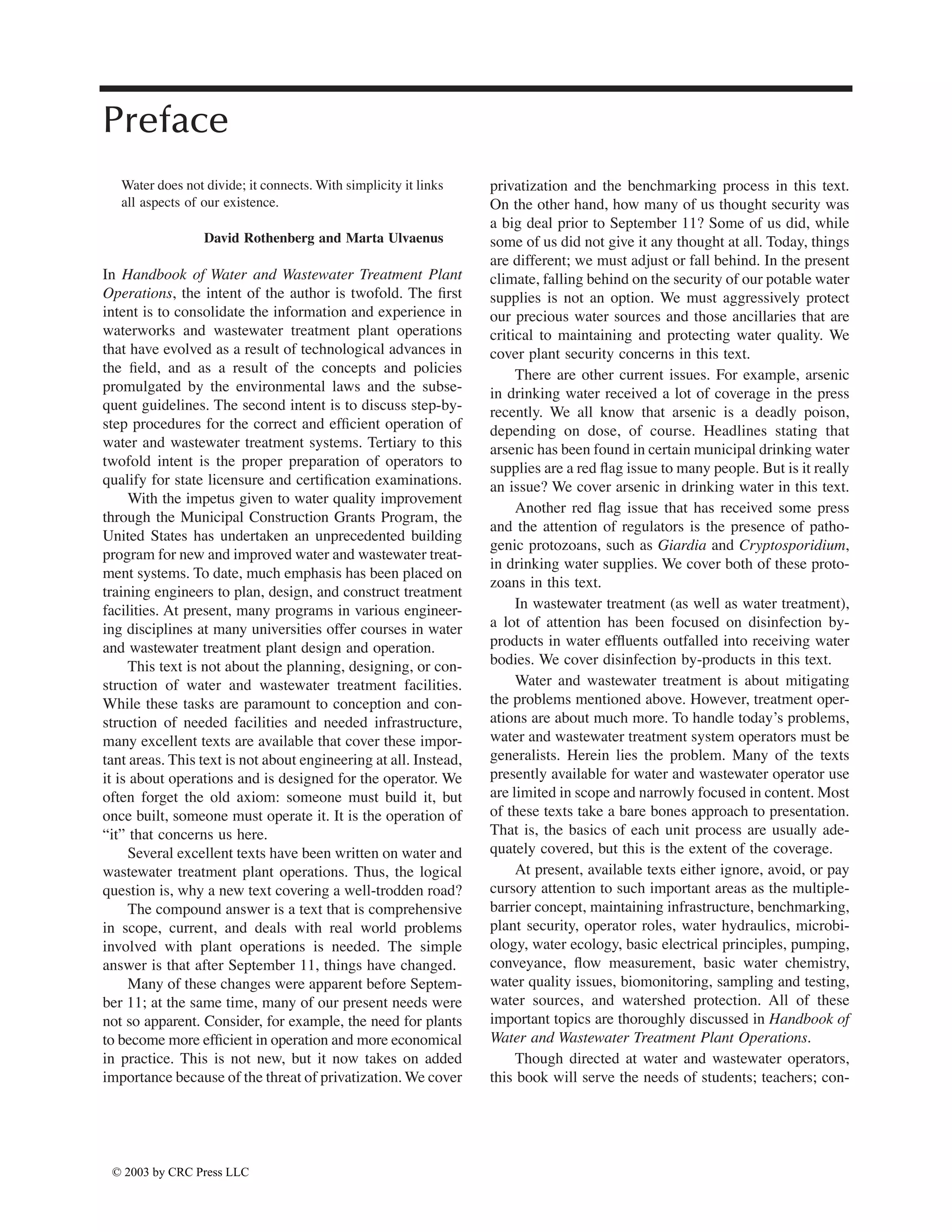 Handbook of water & wastewater treatment plant operations [Frank R. Spellman].pdf