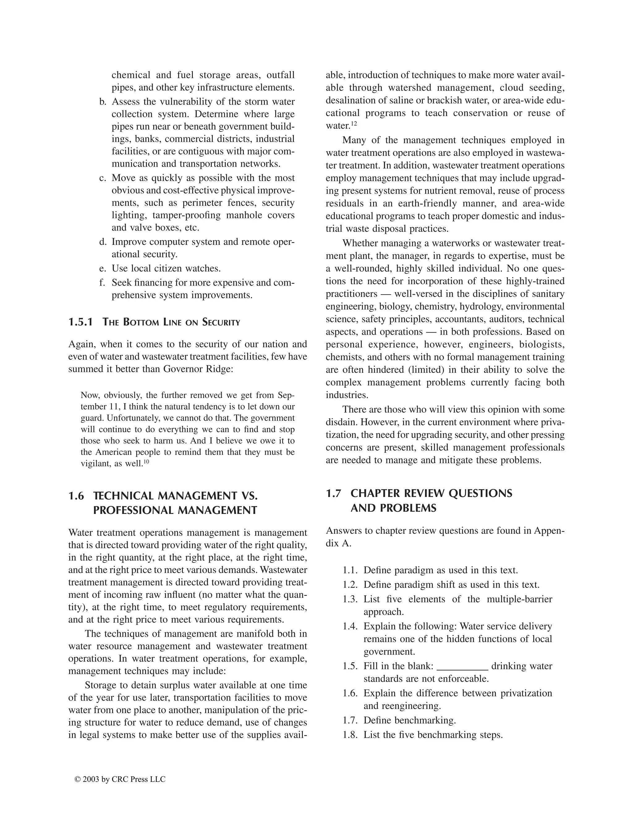 Handbook of water & wastewater treatment plant operations [Frank R. Spellman].pdf