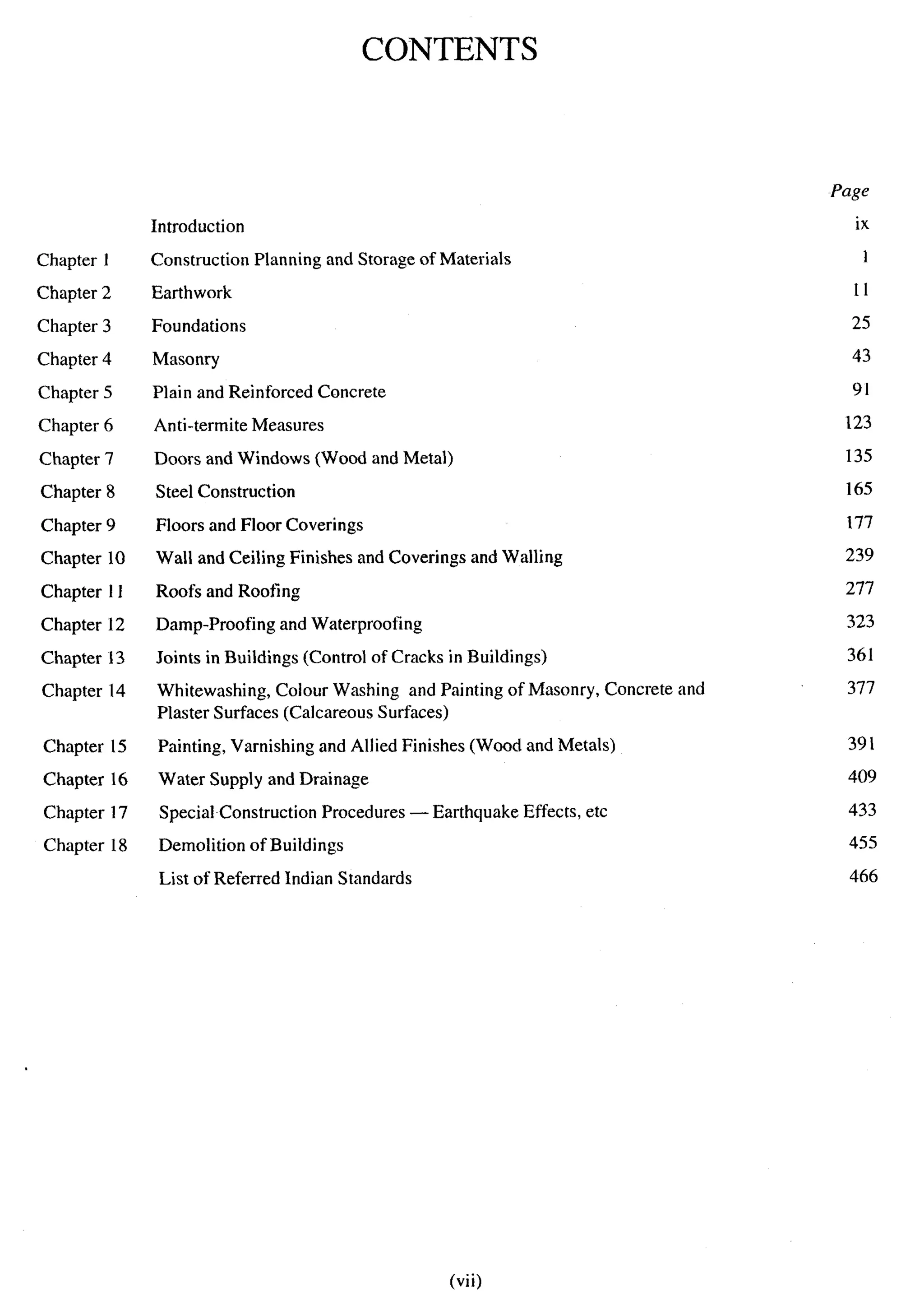Handbook on Building Construction Practices - Bureau of Indian ...