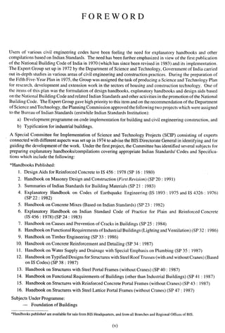 Handbook on Building Construction Practices - Bureau of Indian ...