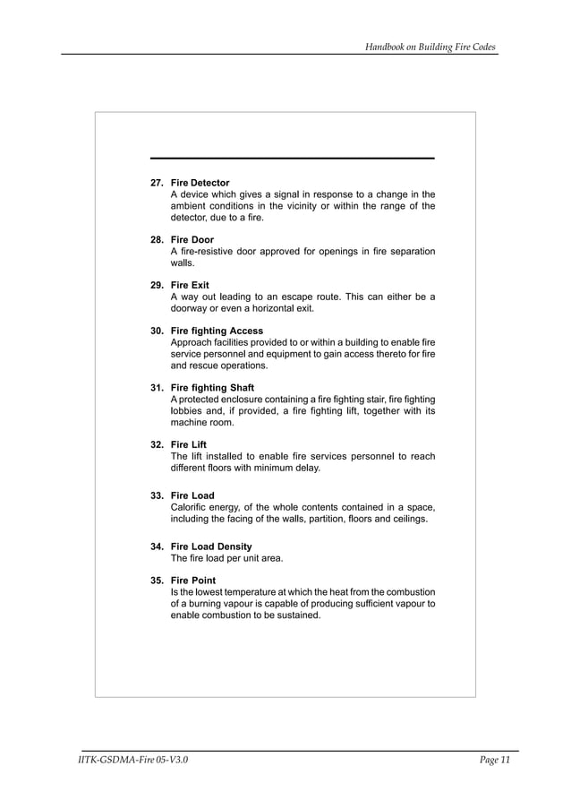 Hand book on building fire codes | PDF