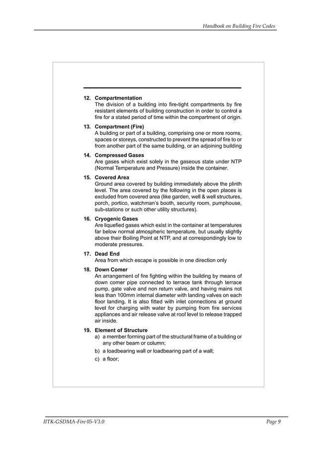 Hand book on building fire codes | PDF