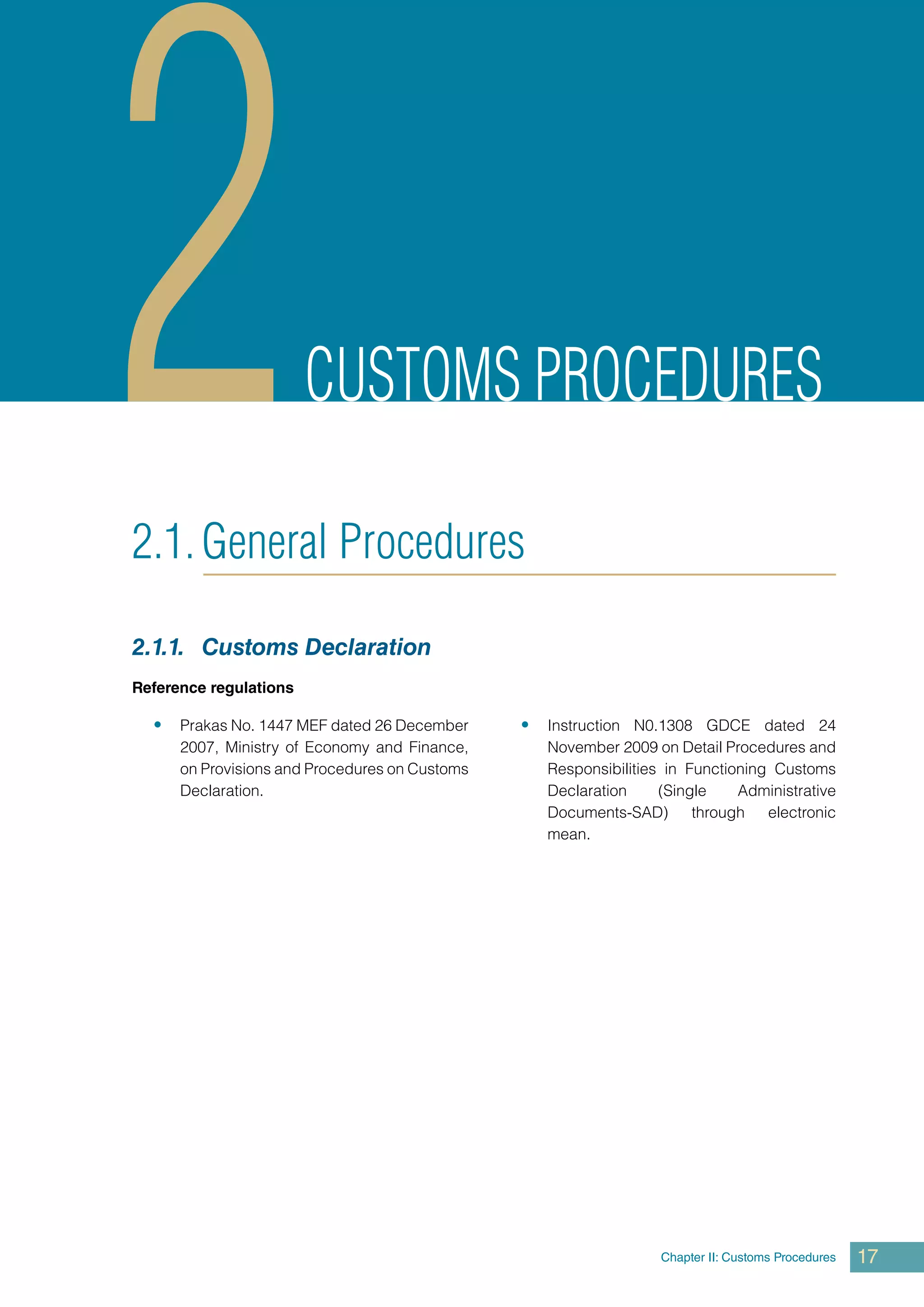 Handbook on Customs Clearance in Cambodia | PDF