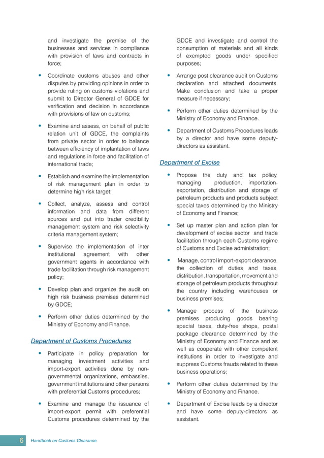 Handbook on Customs Clearance in Cambodia | PDF | Business Accounting ...