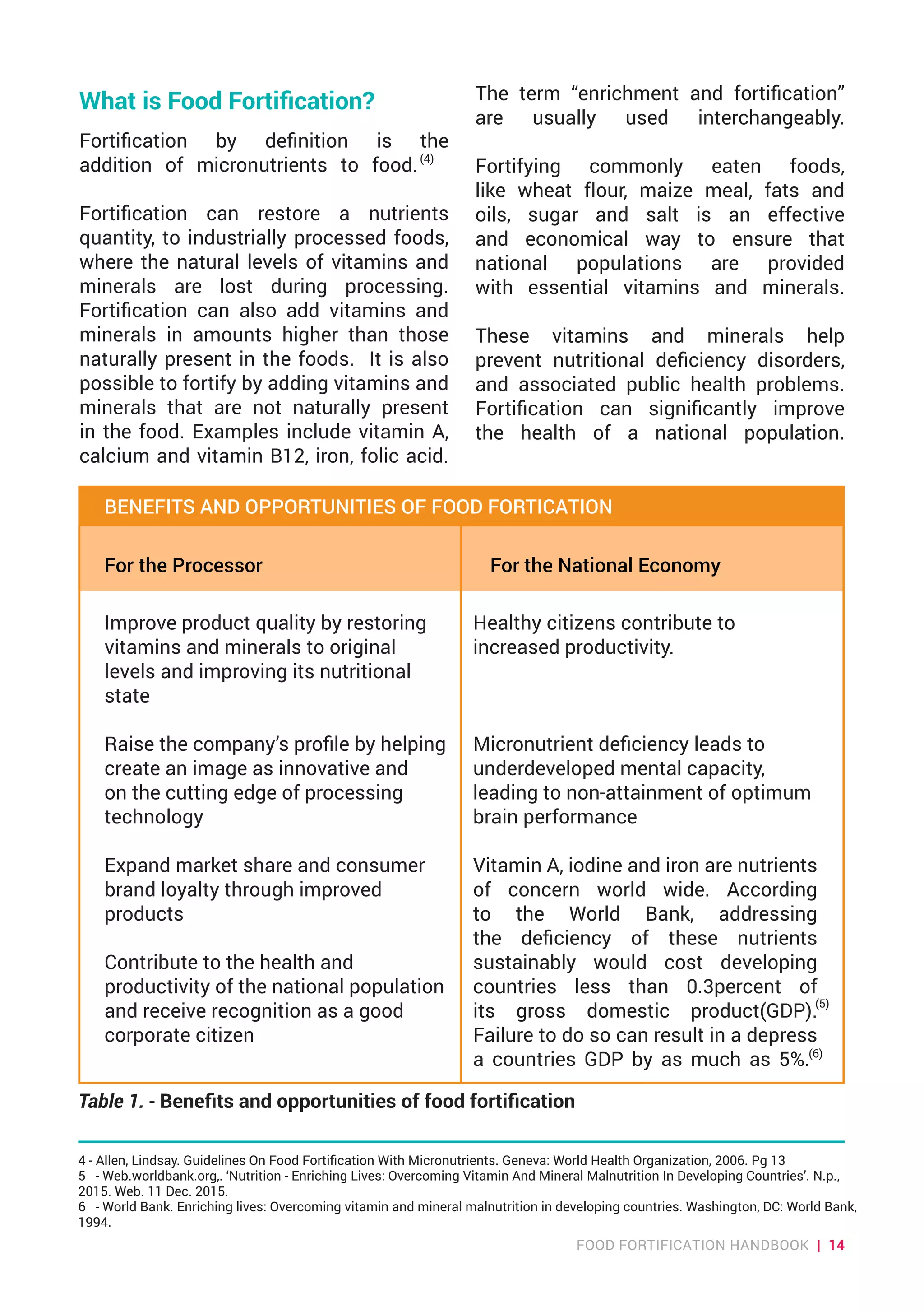 Handbook on food fortification in kenya | PDF