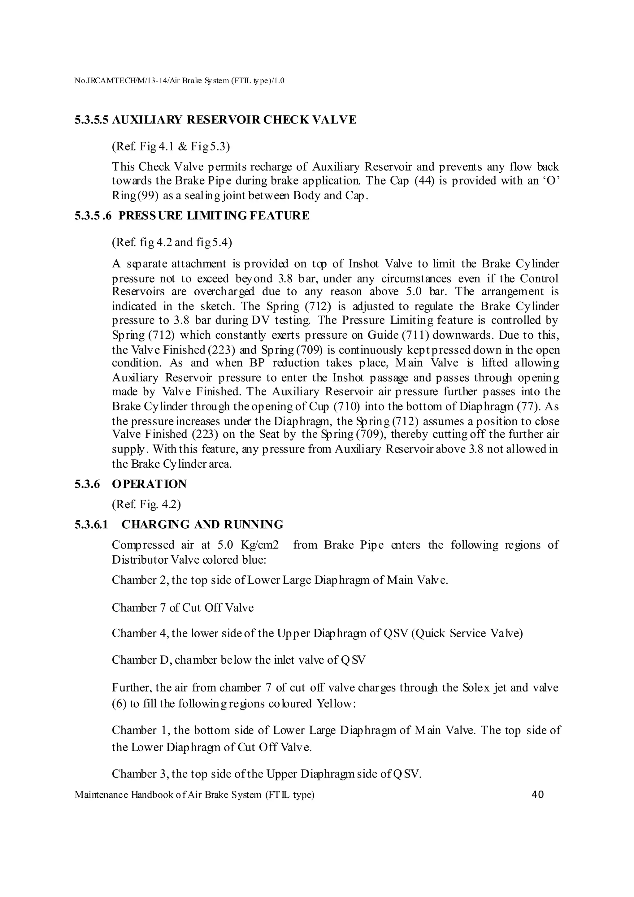 Handbook on maintenance of air brake system in lhb coaches (ftil type ...
