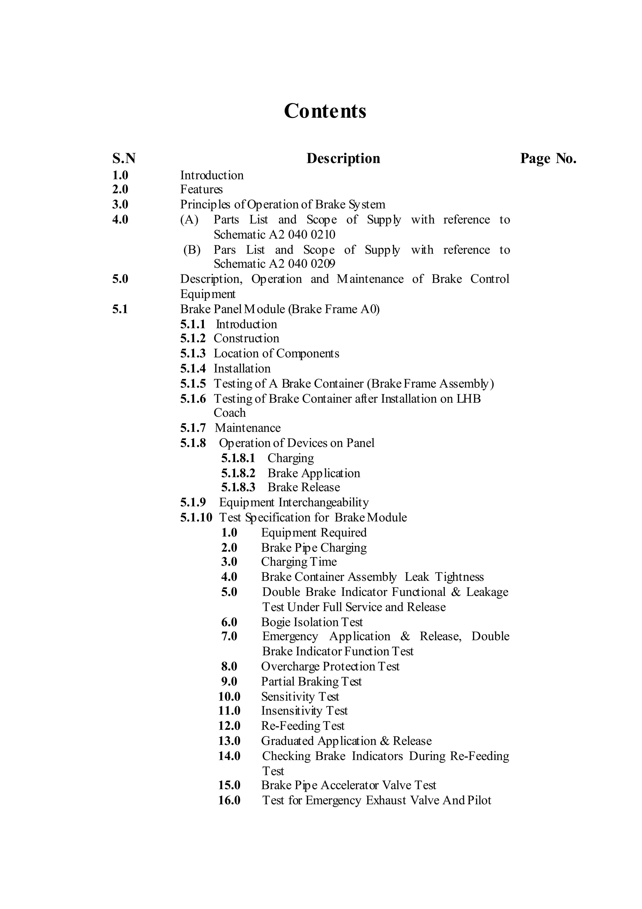 Handbook on maintenance of air brake system in lhb coaches (ftil type ...