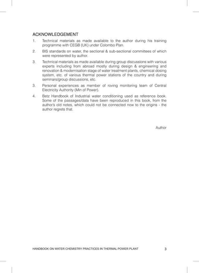 HANDBOOK ON POWER PLANT CHEMISTRY.pdf | Science