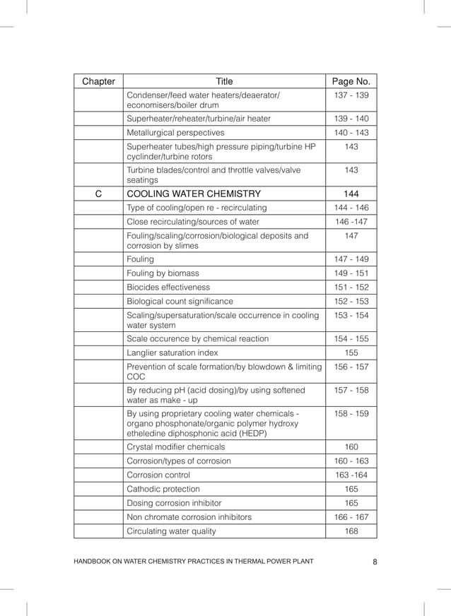 HANDBOOK ON POWER PLANT CHEMISTRY.pdf | Science