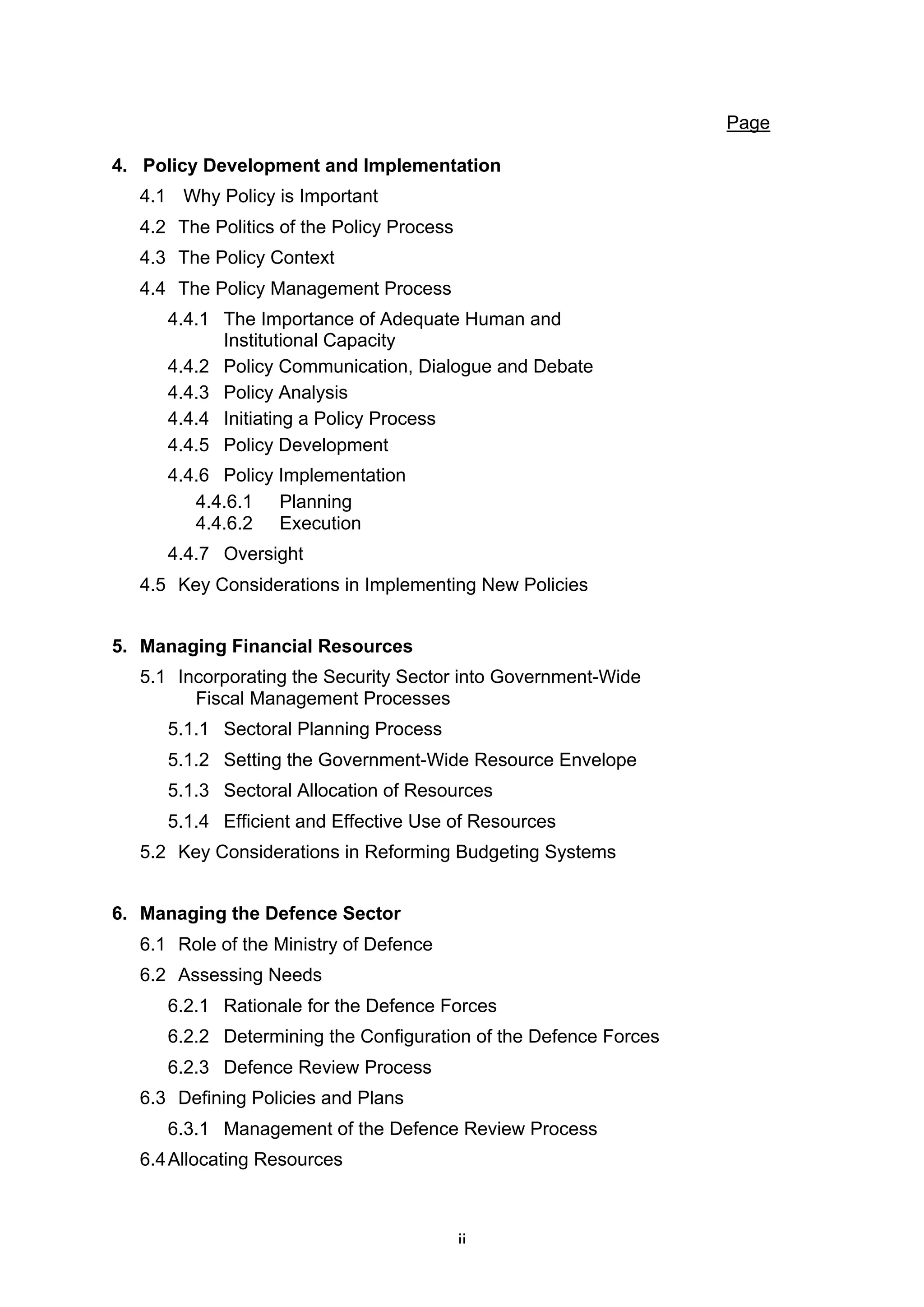Handbook on security sector governance | PDF