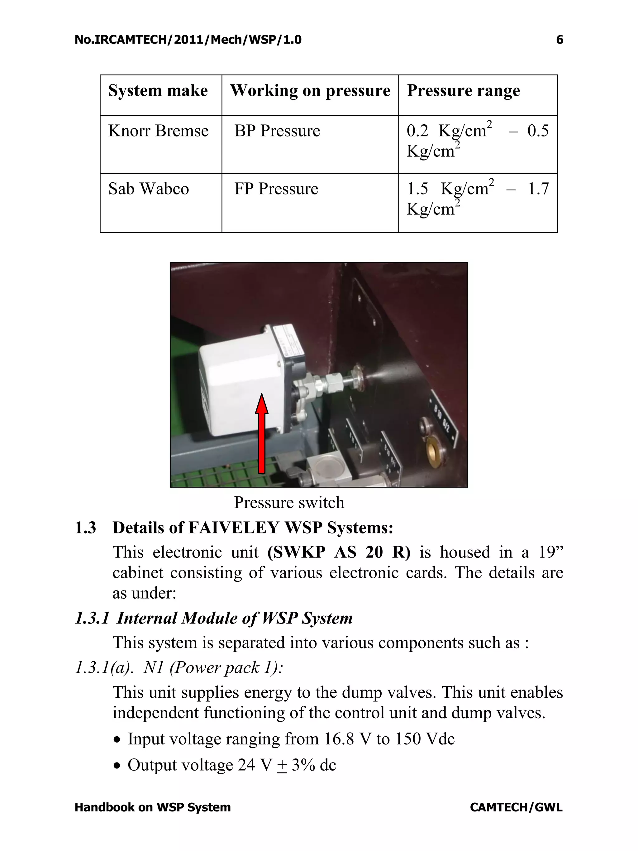 Handbook on wheel slide protection device (wsp) | PDF