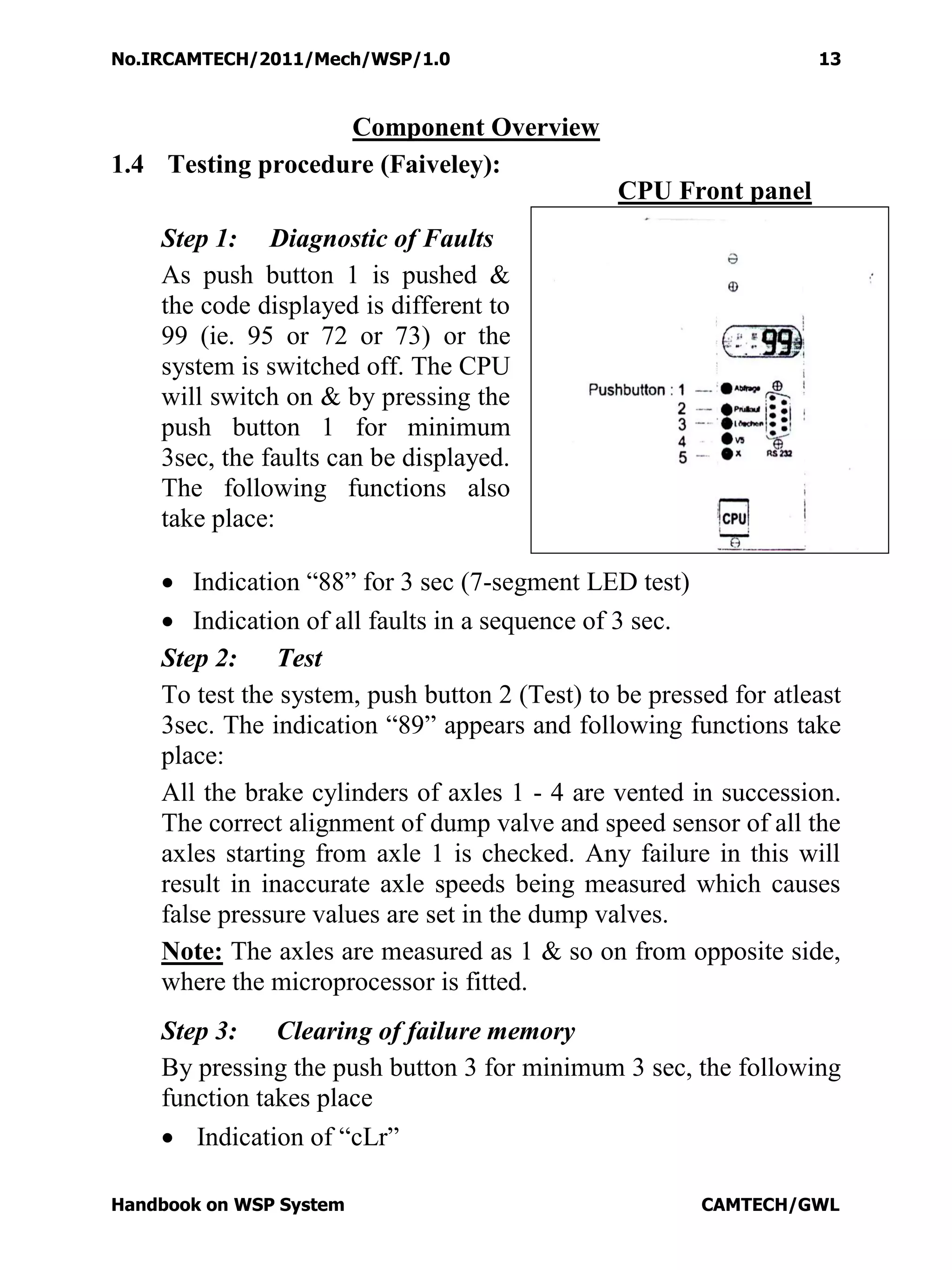 Handbook on wheel slide protection device (wsp) | PDF