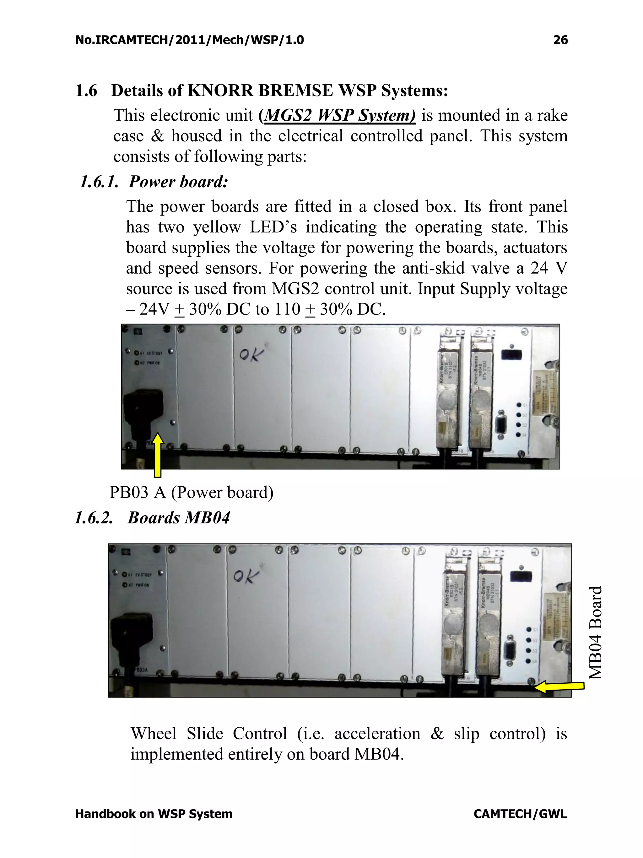 Handbook on wheel slide protection device (wsp) | PDF