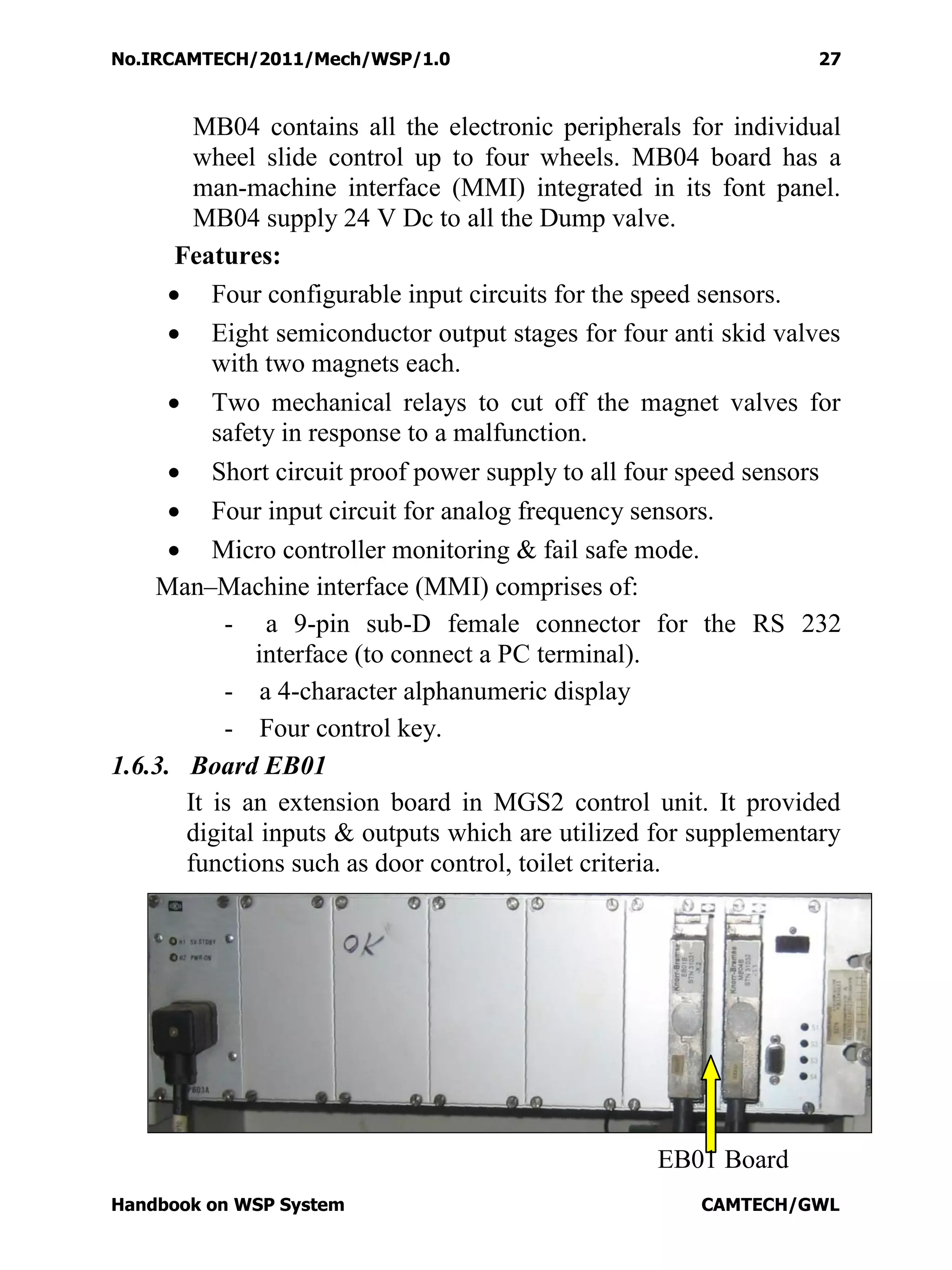 Handbook on wheel slide protection device (wsp) | PDF