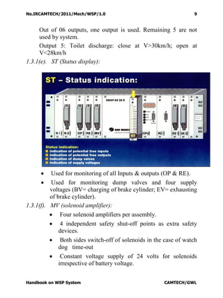 Handbook on wheel slide protection device (wsp) | PDF