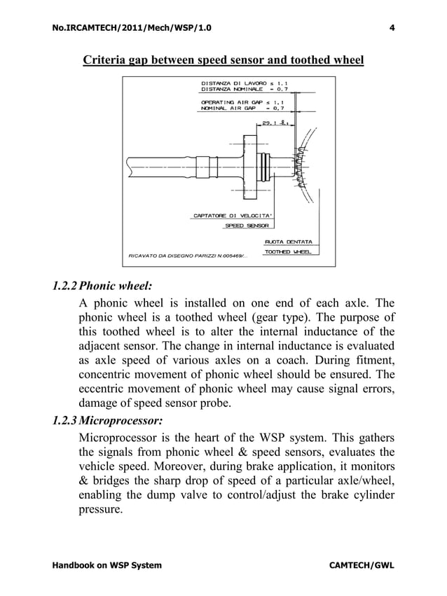 Handbook on wheel slide protection device (wsp) | PDF | Computer ...