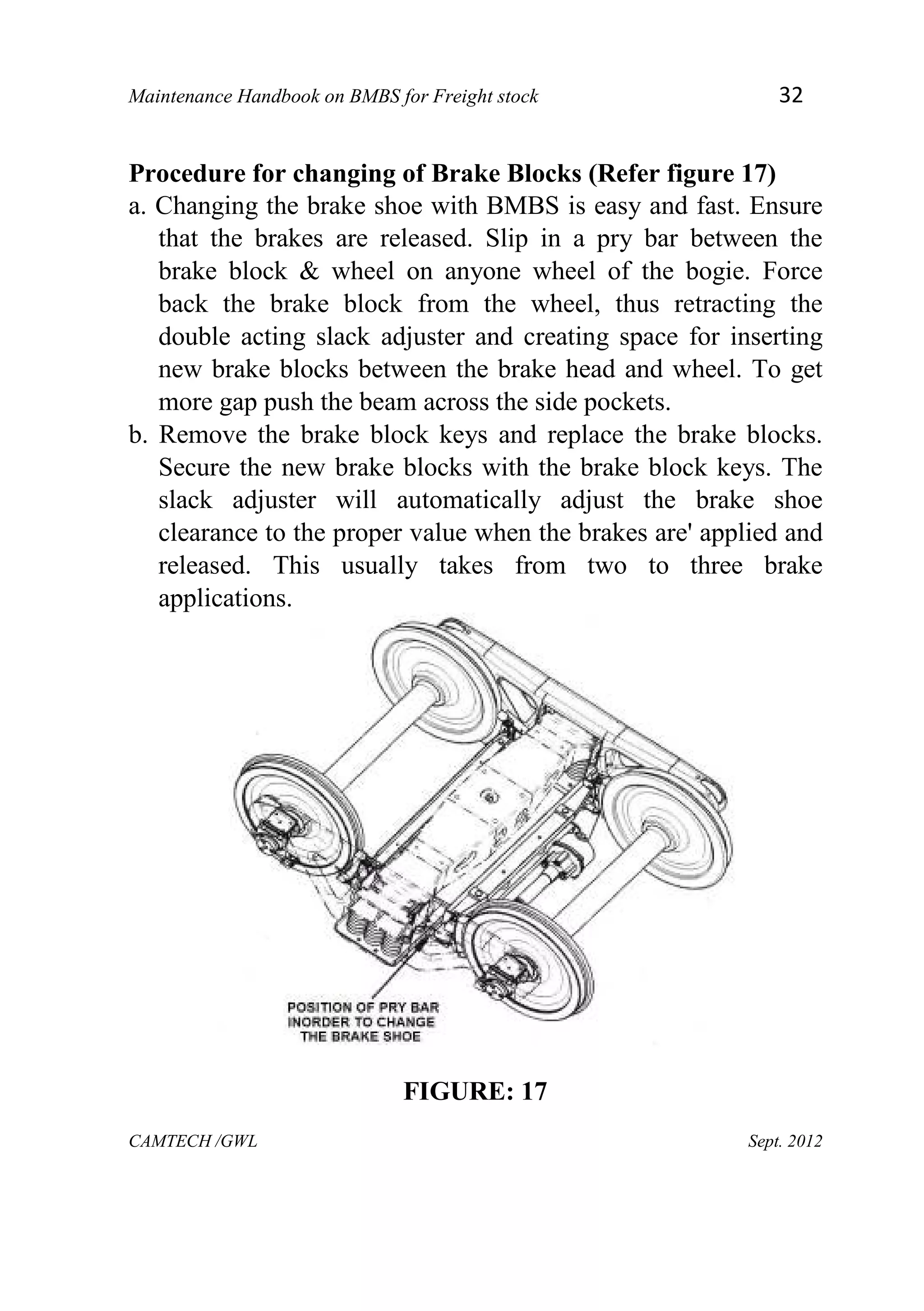 Handbook on bogie mounted brake system on freight stock | PDF