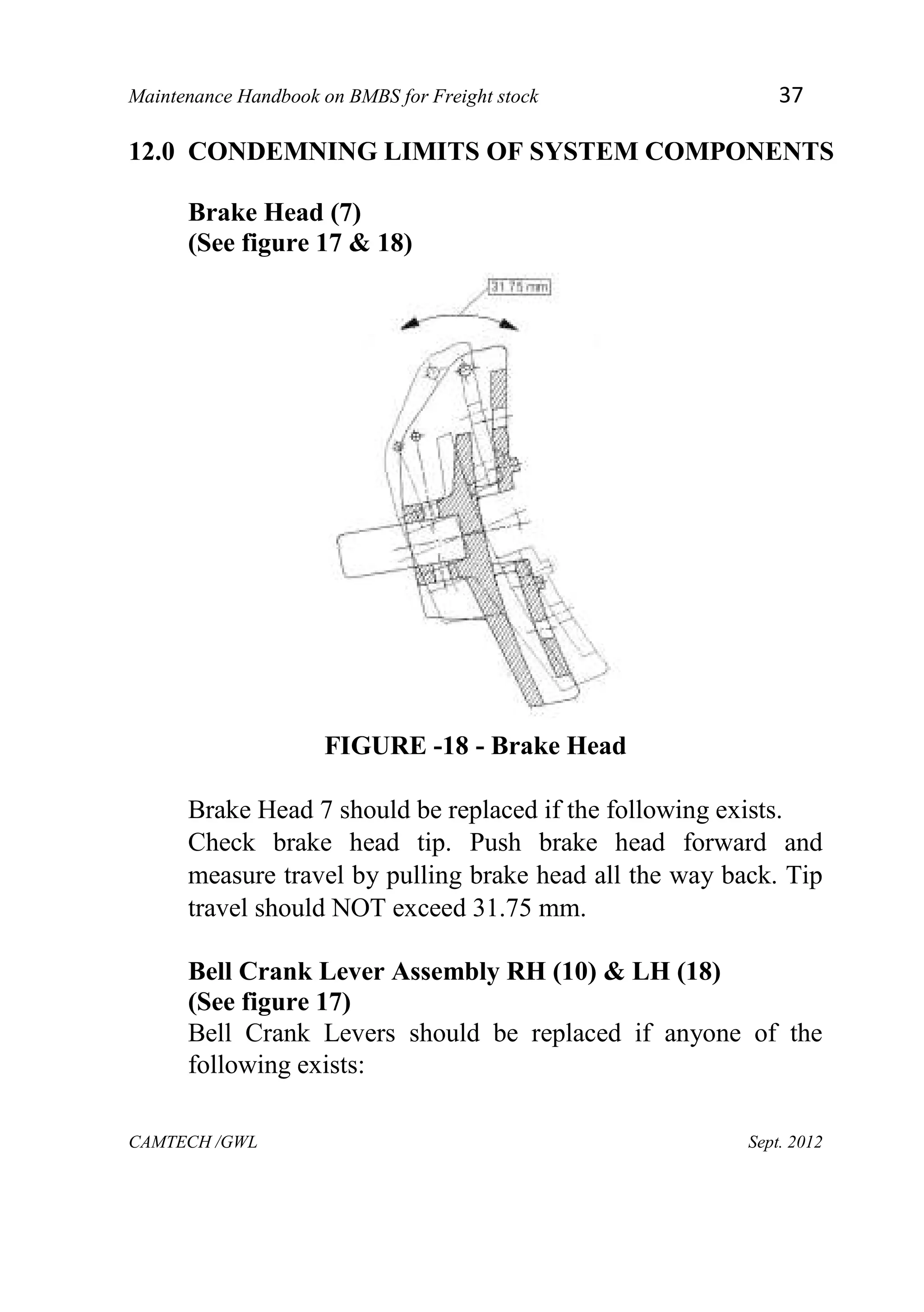 Handbook on bogie mounted brake system on freight stock | PDF
