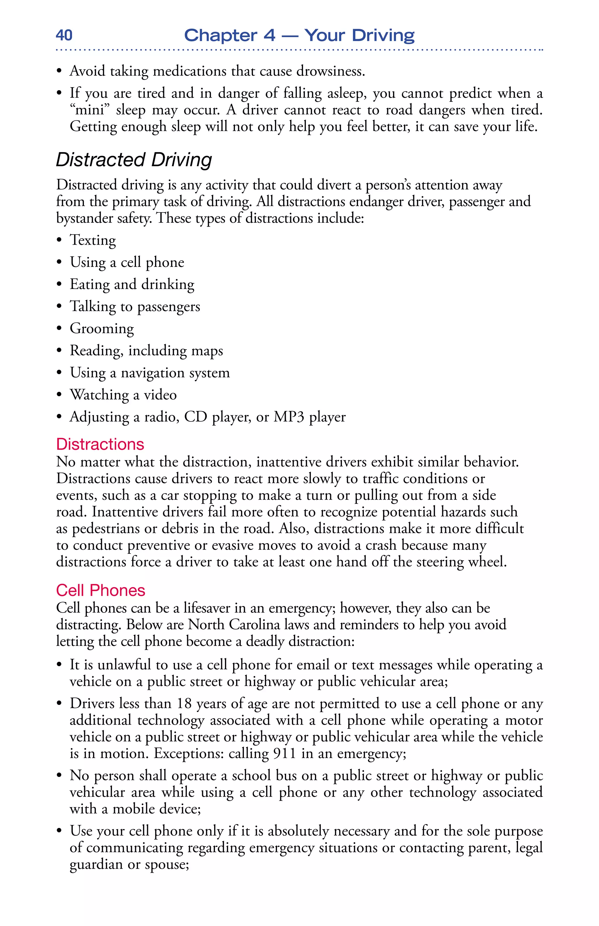 NC Driver's Handbook | PDF