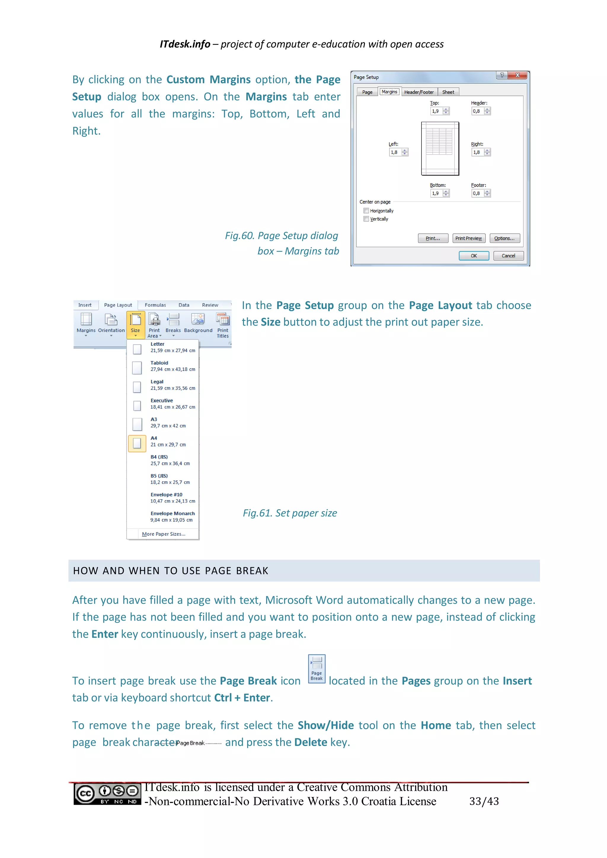 Handbook word processing_microsoft_word_2010 | PDF