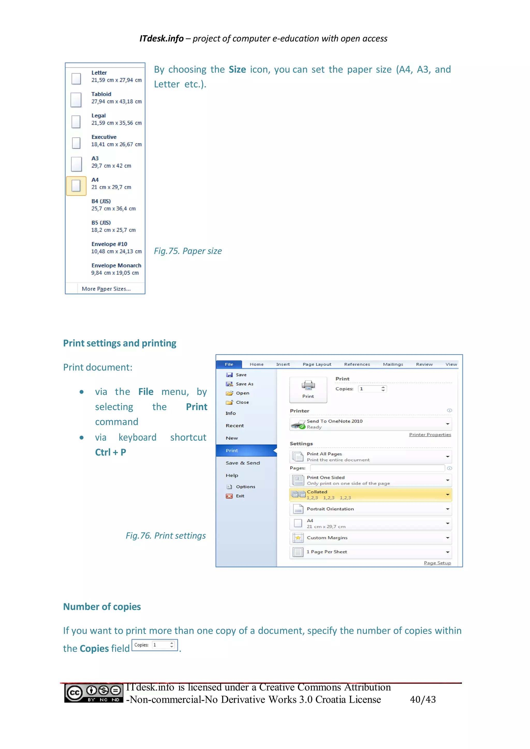 Handbook word processing_microsoft_word_2010 | PDF