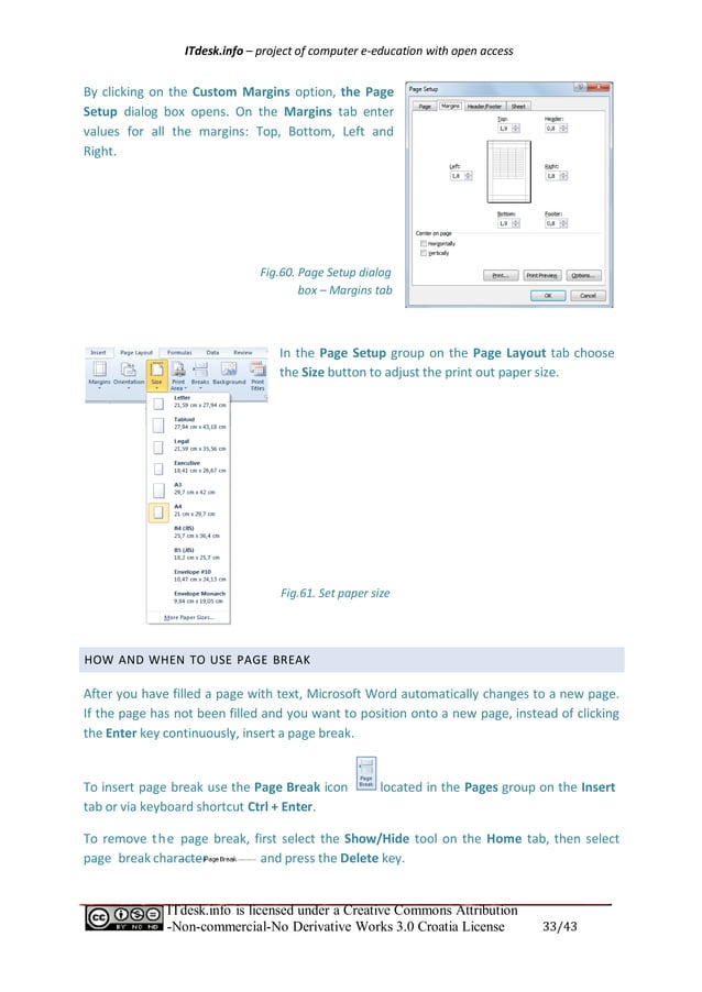 Handbook word processing_microsoft_word_2010 | PDF