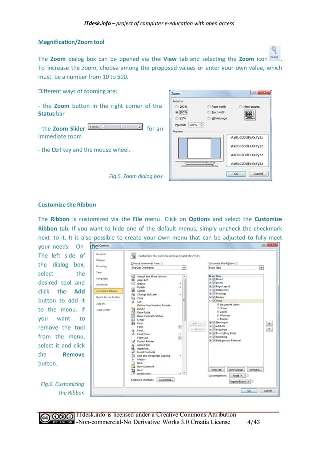 Handbook word processing_microsoft_word_2010 | PDF