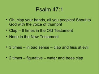 Hand clapping | PPT