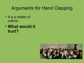 Hand clapping | PPT