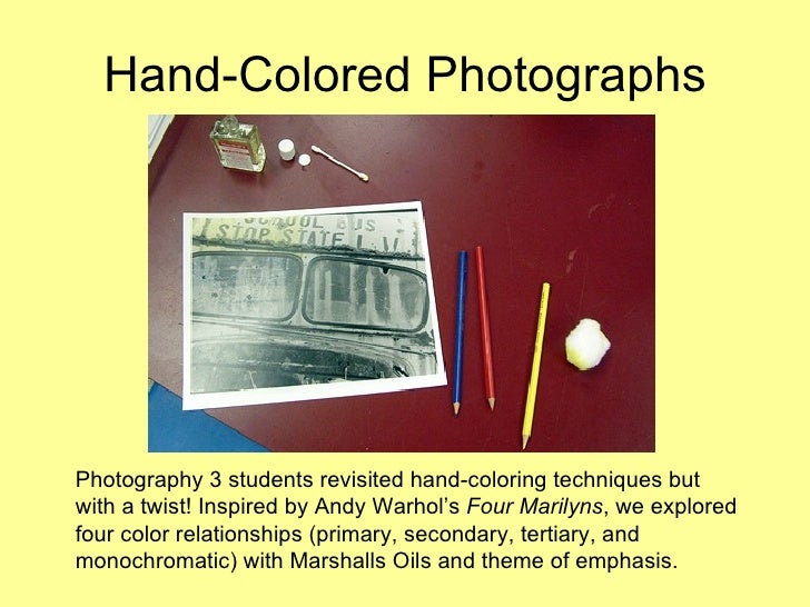 Hand Colored Photographs