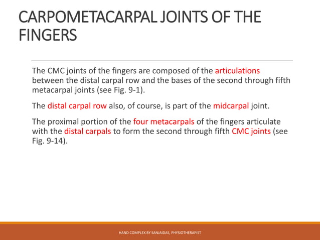 Hand complex - Introduction and CMC joint.pptx | Death, Injury, or Military Conflict | Sensitive ...