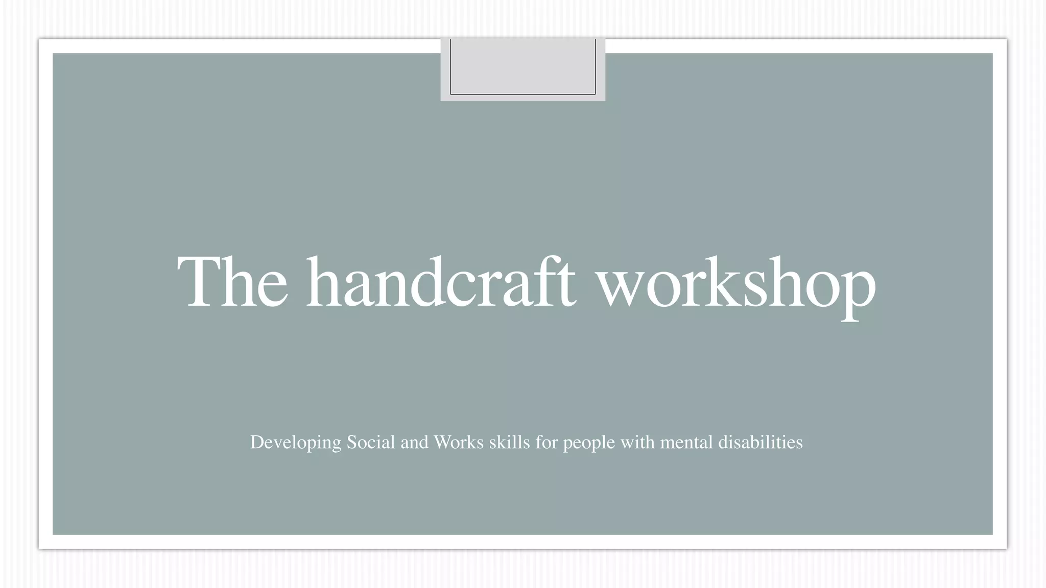 Handcraft Project | PDF