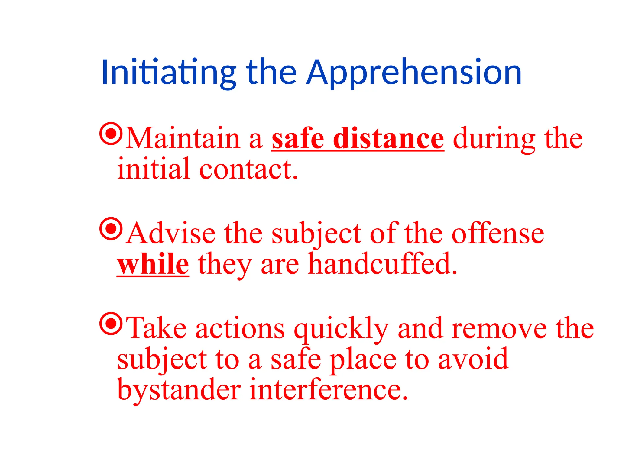 Proper handcuffing techniques for use in the field | PPT