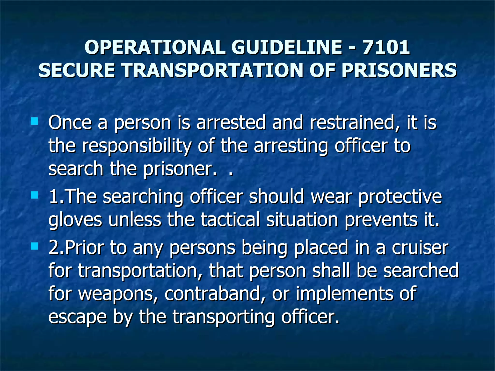 Handcuffing 07 09 | PPT