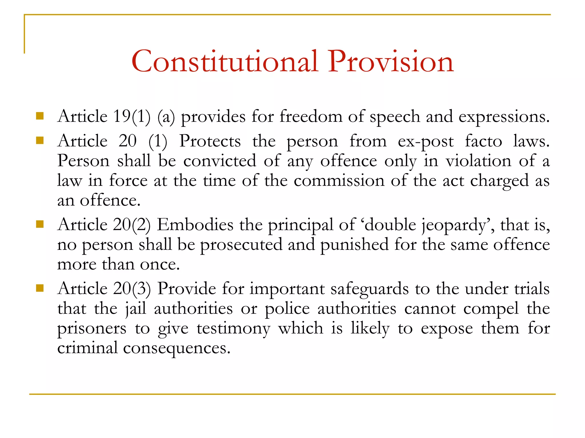 Handcuffing of under trial prisoner | PPT