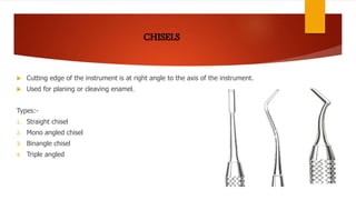 Hand cutting instruments | PPTX