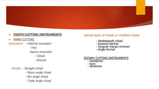 Hand cutting instruments | PPTX