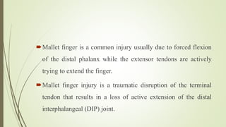 Hand deformities | PPTX