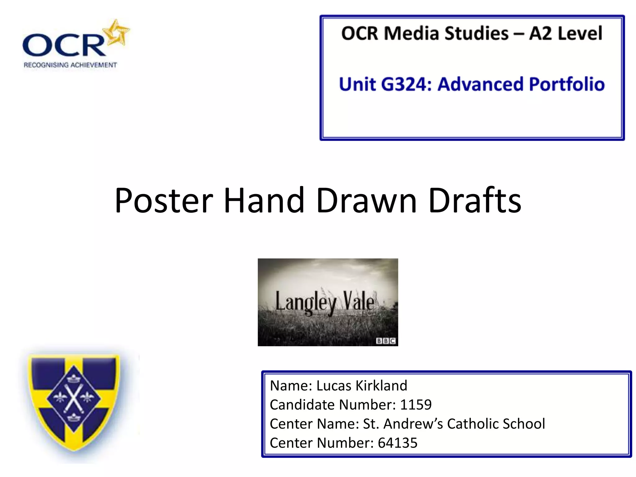 Poster Hand drawn and graphical drafts | PPTX