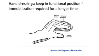 Hand dressings | PPTX