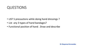 Hand dressings | PPTX