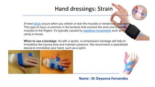 Hand dressings | PPTX