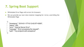 Spring uygulamaların exception handling yönetimi | PPT