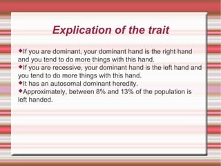 Handedness dap | ODP